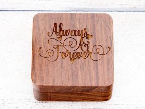 Wedding | Ring Boxes - personalised engraved wooden